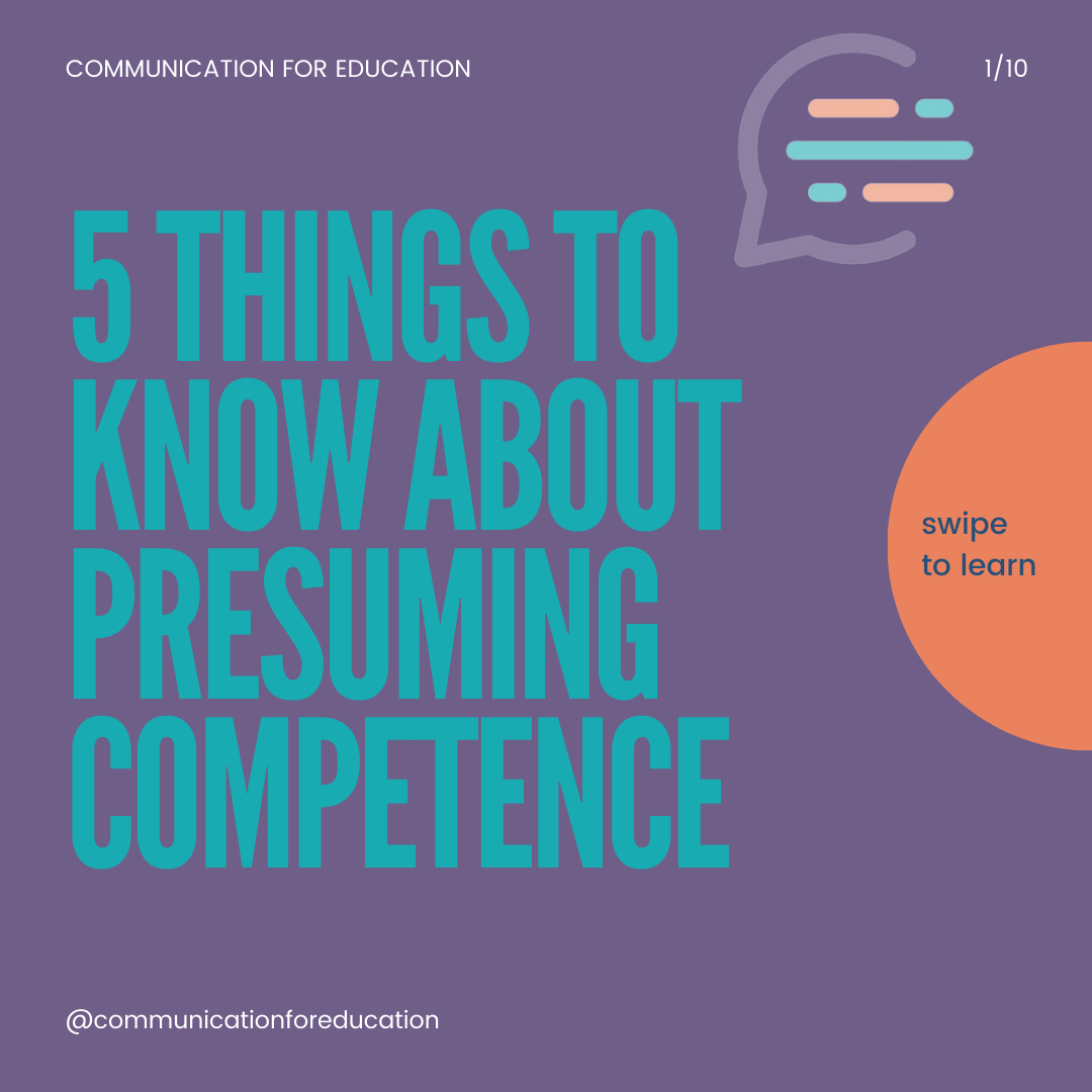 5 Things to Know about Presuming Competence