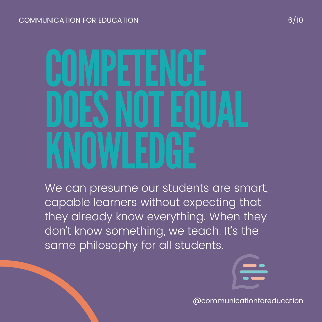 5 Things to Know about Presuming Competence