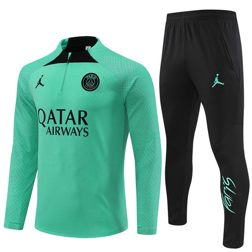 Mint Green/Black PSG Tracksuit Kit | Kit Kartel