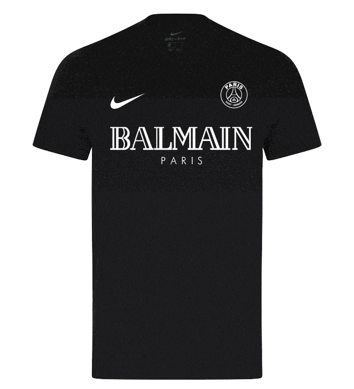 PSG x Balmain Reflective T-Shirt | Kit Kartel
