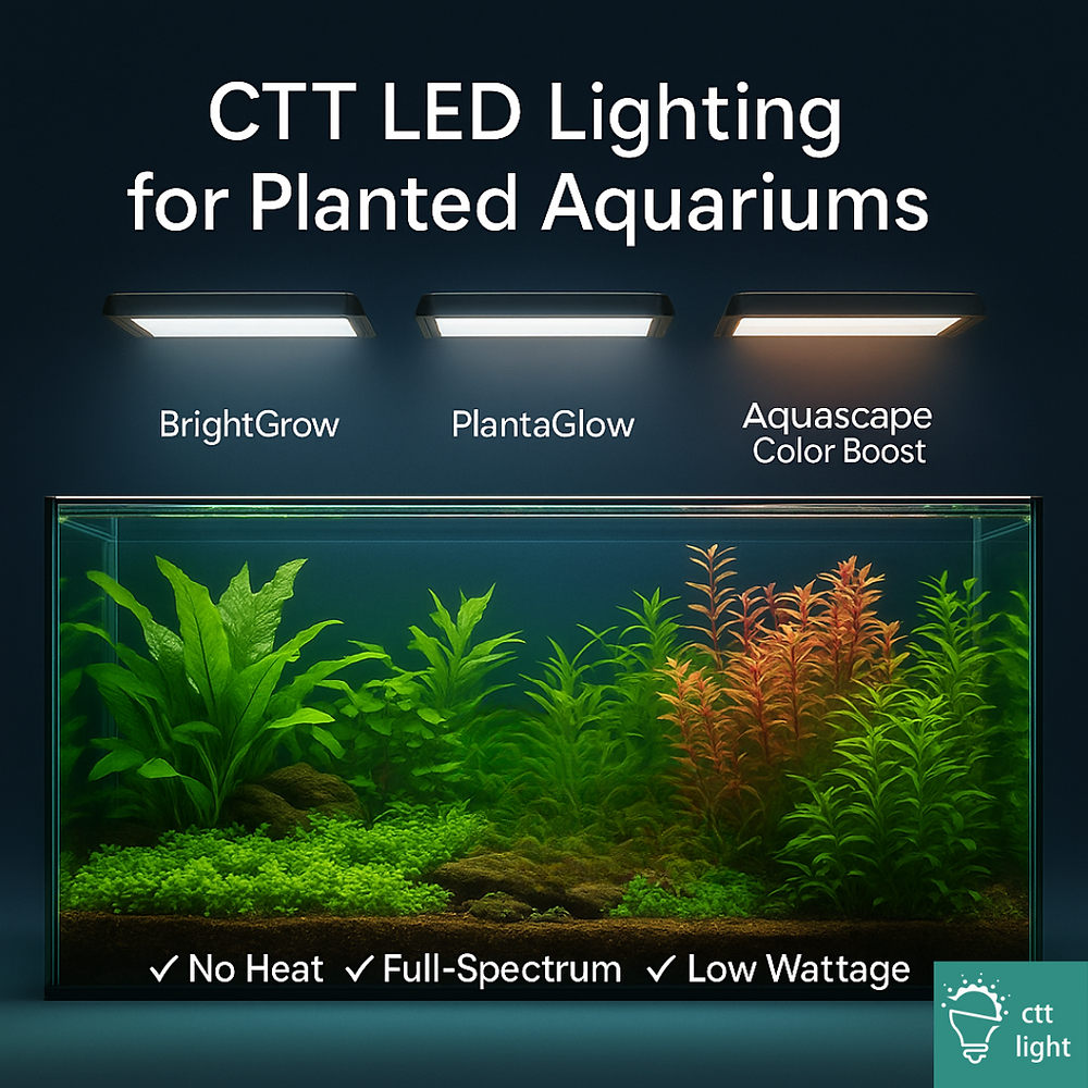 CTT LED Lighting for Planted Aquariums: Boost Growth Without the Heat