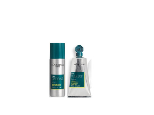 Cap Cedrat Deodrant Spray & Cream Gel After Shave | L'Occitane Pakistan