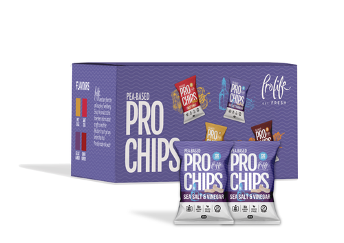Prolife Pro Chips Sea Salt & Vinegar Box (20 Bags) | Better Bites