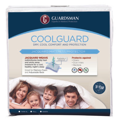 Guardsman Cool Guard Waterproof Mattress Protector - Queen | Riverside