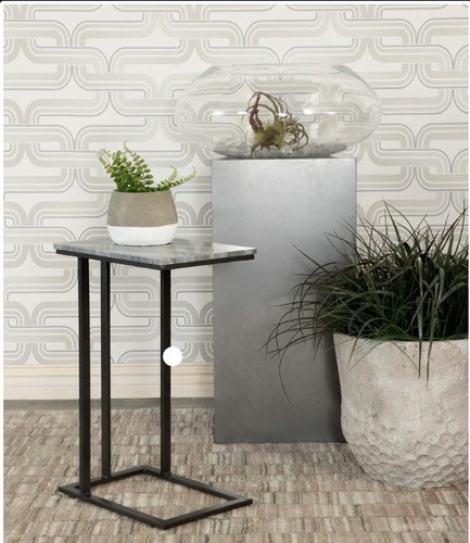 Grey Marble Top C-Table | Riverside