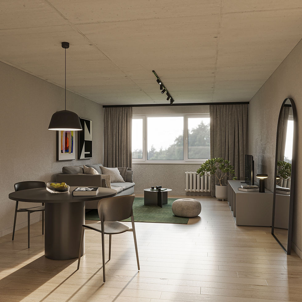 Loftinis interjero stilius | Menulio sodai