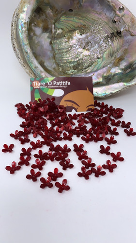 Loose Shiny Heilala Flower Beads (Kahoa Flowers) | Tiare 'O Patitifa