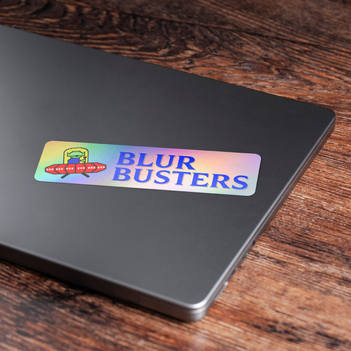 Blur Busters Holo3DFX™ Jumbo Decals | Artistic Pixels