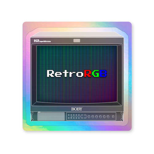 BOBY PVM HOLO-FX3D™ Jumbo Decal | Artistic Pixels