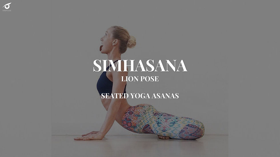 Simhasana (Lion Pose): Benefits, Steps & Modifications