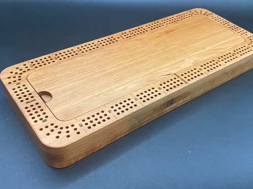Custom Cribbage Board with Personalized Engraving | Spaeth Woodcraft