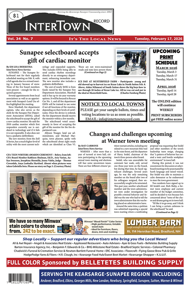 The February 17, 2026 edition of the InterTown Record is now available ...