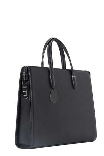 Smart Fingerprint Lock Anti-Theft Leather Briefcase - Black | Fipilock ...