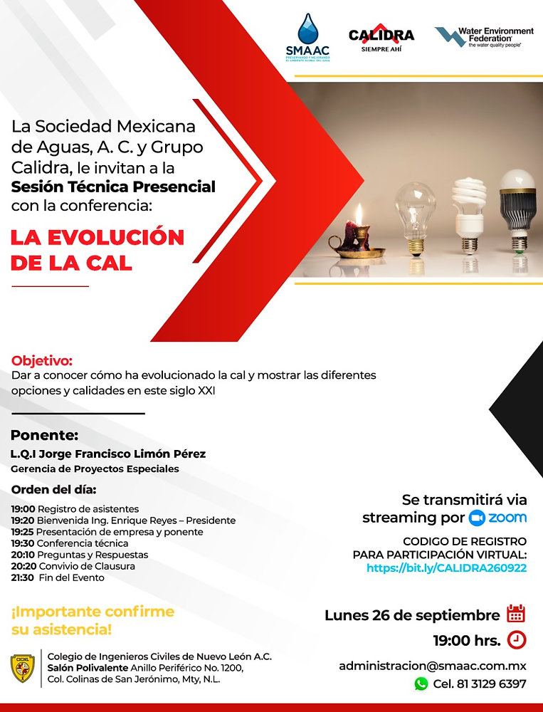 SESIÓN TÉCNICA - CALIDRA - 26 SEPTIEMBRE 2022