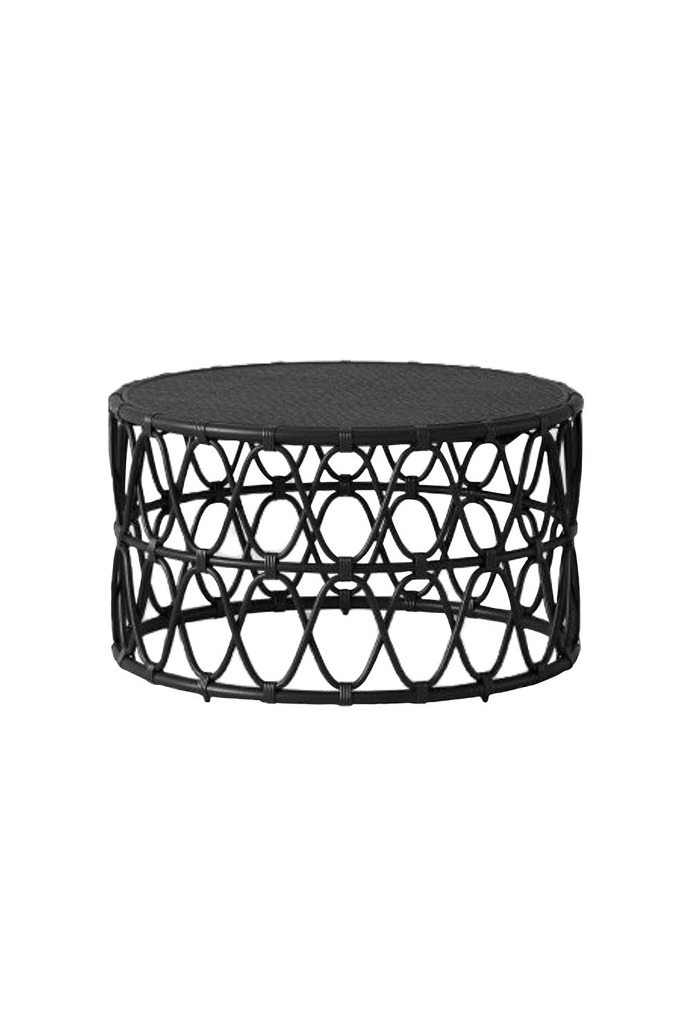 Black Rattan Coffee Table | afamilyaffairmaine
