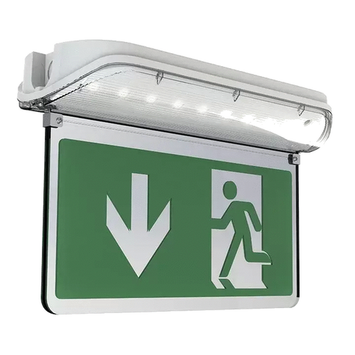 Ansell Lighting Harrier IP65 Blade Emergency Exit Sign | Electrical ...