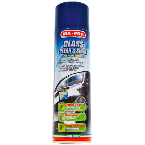 GLASS CLEAN & SHINE - Shiny effect degreaser cleaner | MaFra Canada