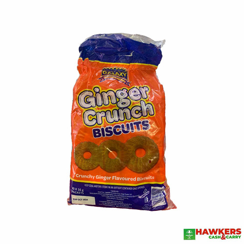 Galaxy Ginger Biscuits 30 x 16g | Hawkers Cash & Carry