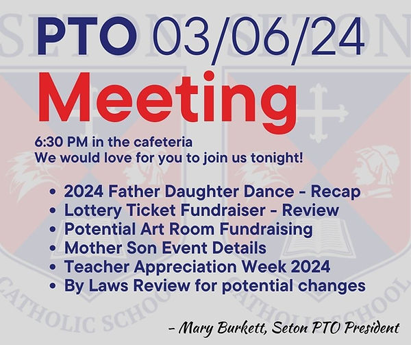 Parent Teacher Organization | Seton School