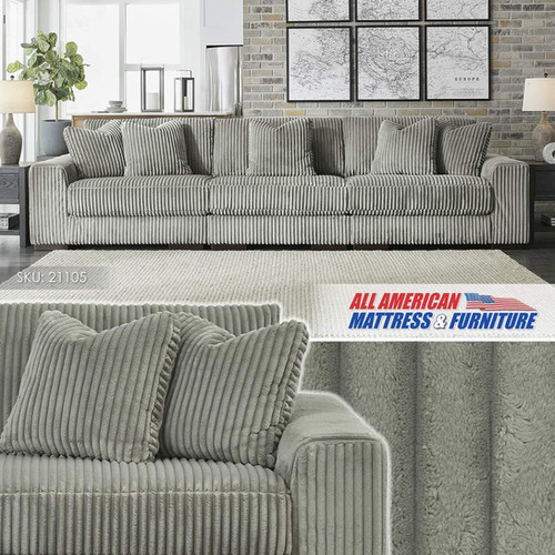 Lindyn Fog 3-PC Sofa | All American