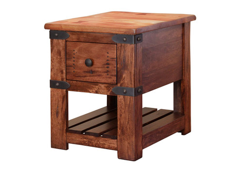 Parota Chairside End Table | All American