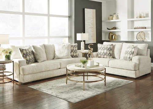 Caretti Parchment Sofa & Loveseat | All American