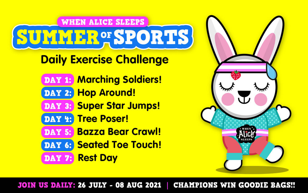 Alice's Summer of Sports: Daily Exercise Challenge