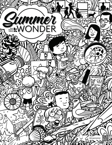 2023 Summer Wonder Coloring Sheet | Kdl Shop