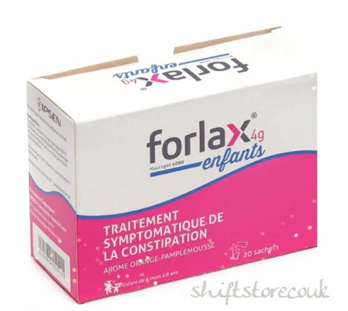 IPSEN Forlax Enfants - child 4g x 20sachets supplement for Constipation ...