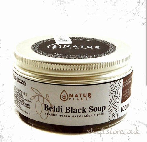 Natur Planet Beldi Black Moroccan soap 100g | SHiFT SToRE