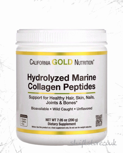 California Gold Nutrition, Hydrolyzed Marine Collagen Peptides ...