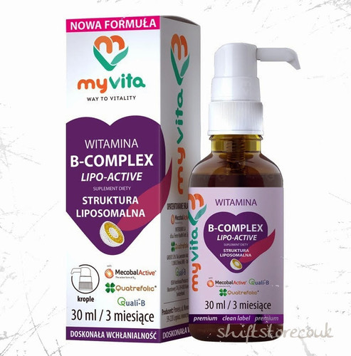 MyVita B-Complex Lipo-Active 30ml drops | SHiFT SToRE