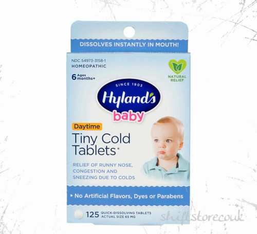 Hyland's Baby Tiny Cold Tablets 125 Quick Dissolving Tablets | SHiFT SToRE