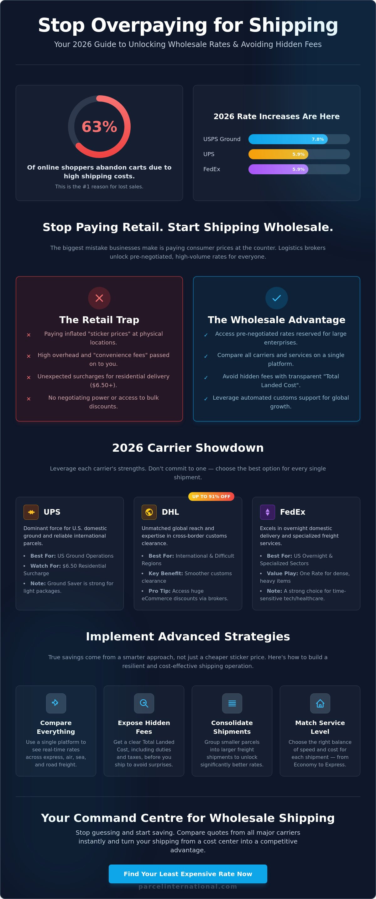 Least Expensive Shipping Rates: A 2026 Comparison Guide for Global ...