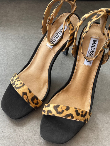 Madison Leopard Print Heel Sandals – Fierce & Elevated