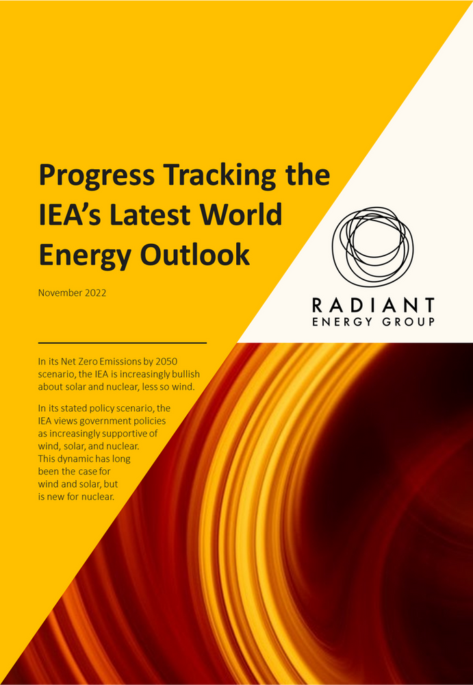 Progress Tracking the IEA’s Latest World Energy Outlook