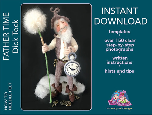 Father Time downloadable instructions with templates & photographs ...