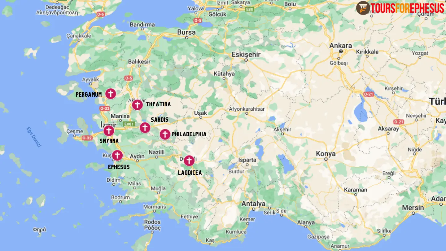 The Seven Churches of Revelation in Turkey - Seven Churches of Asia