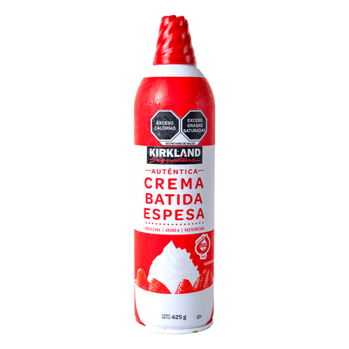 Crema Batida Espesa Kirkland 425gr | DAC Cancún