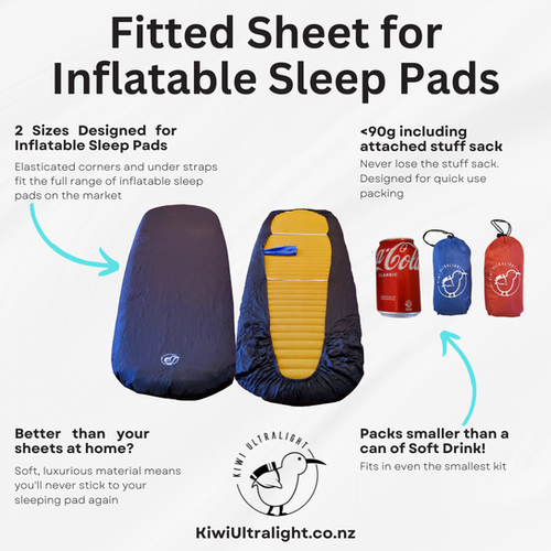 Fitted Sheet for Sleeping Pads | Kiwi Ultralight