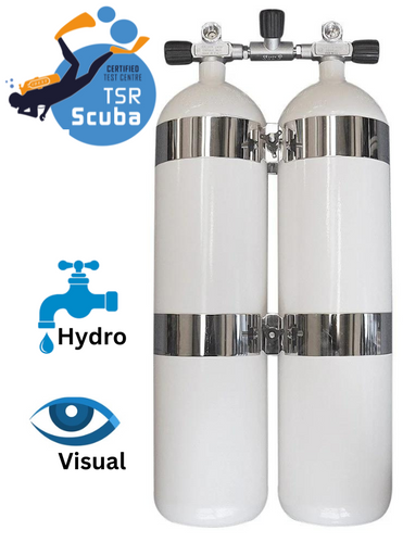 Scuba Cylinder Twinset Hydrostatic Inspection | TSR Scuba