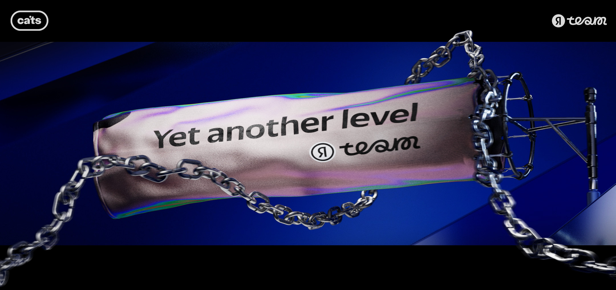 Key Visual concept for Yandex Team event «Yet another level»