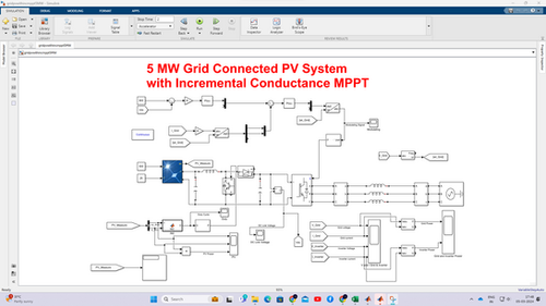 5 MW Grid Connected PV System With Incremental Conductance MPPT in ...