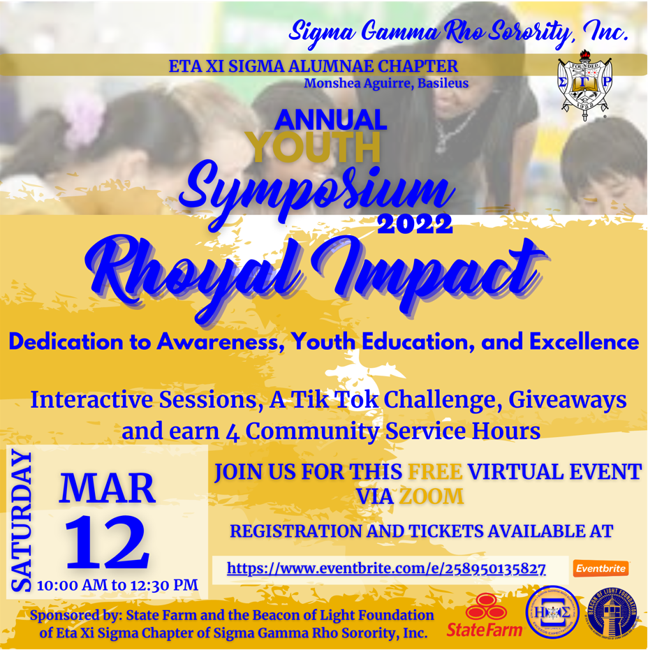 2022 Sigma Gamma Rho Youth Symposium | EXS Website 2022 Sigma Gamma Rho Youth Symposium | EXS Website
