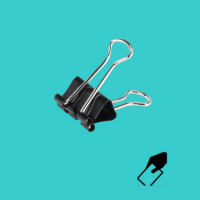 Fold back clip – 19mm – supplied in 10s | Election Shop