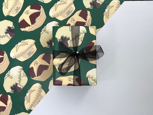 Mince Pies Christmas Wrapping Paper | My Site