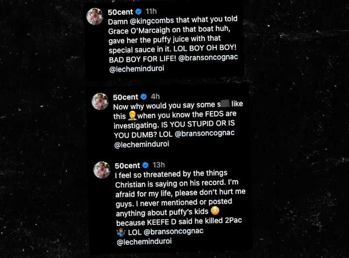 Diddy's Son Christian Combs Drops 50 Cent Diss Track, Responds To Rumors