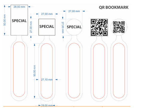 Recyclable QR Code Bookmarks | 3dpromo