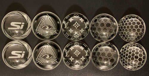 Projector Lens Etching - Dual Projector | Two Three Designs