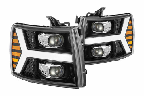 CHEVY SILVERADO 1500 (07-13): ALPHAREX PRO HEADLIGHTS | Two Three Designs